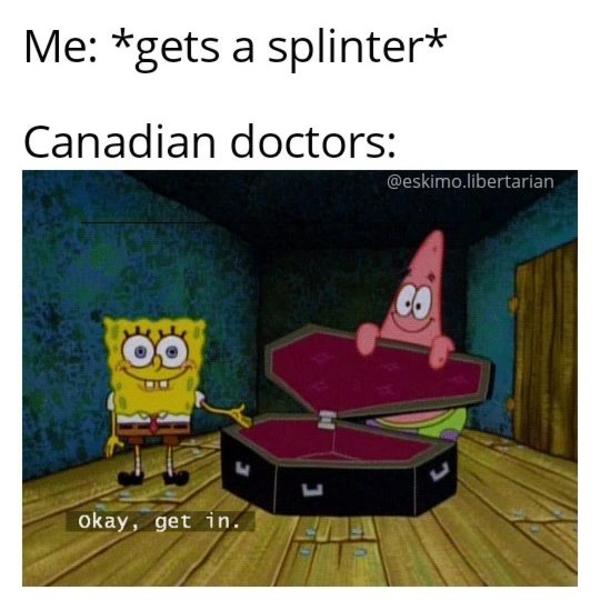 Getting a Splinter in Canada | Medical Assistance in Dying (MAiD ...