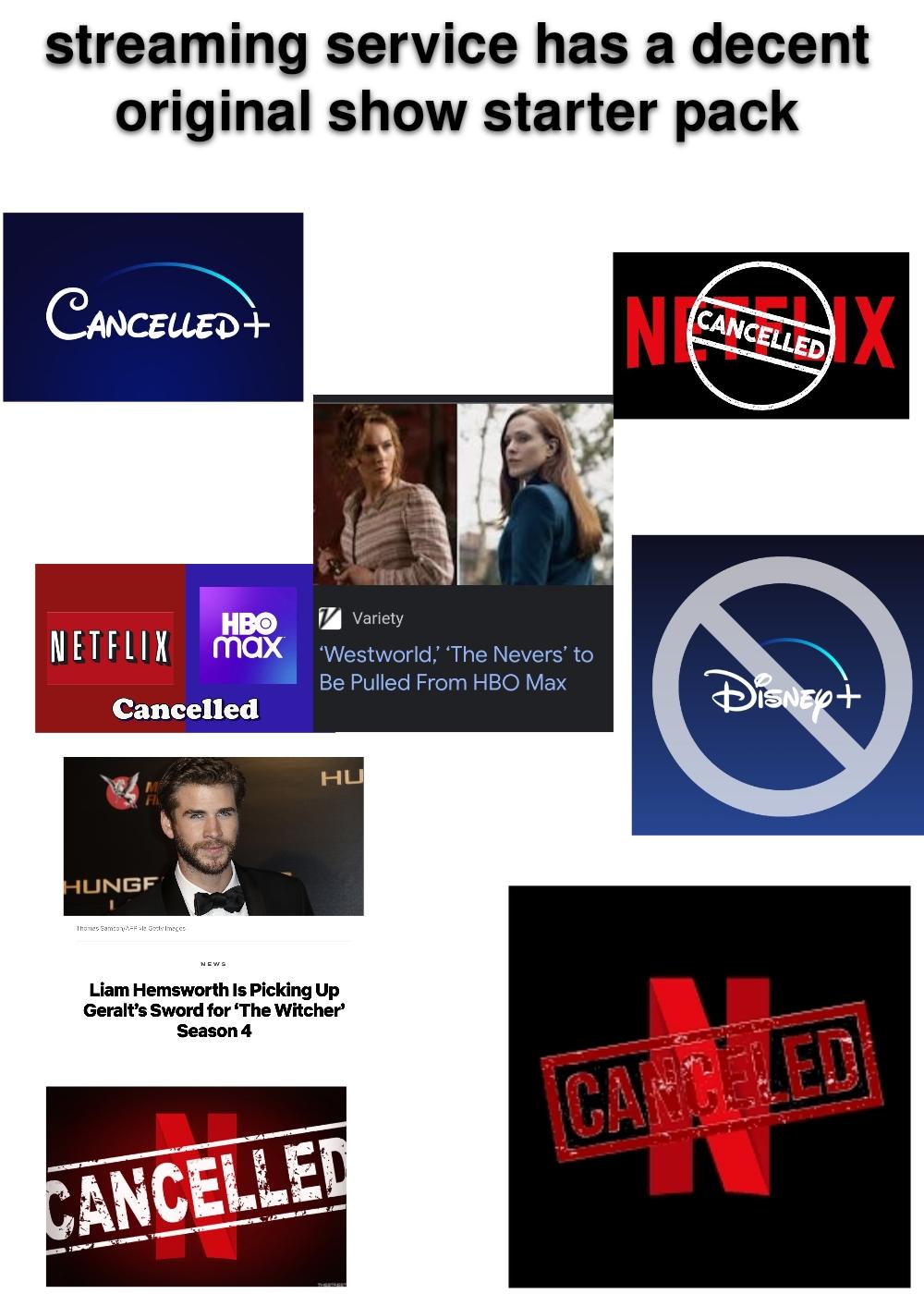 streaming service has a decent original show starterpack | /r ...
