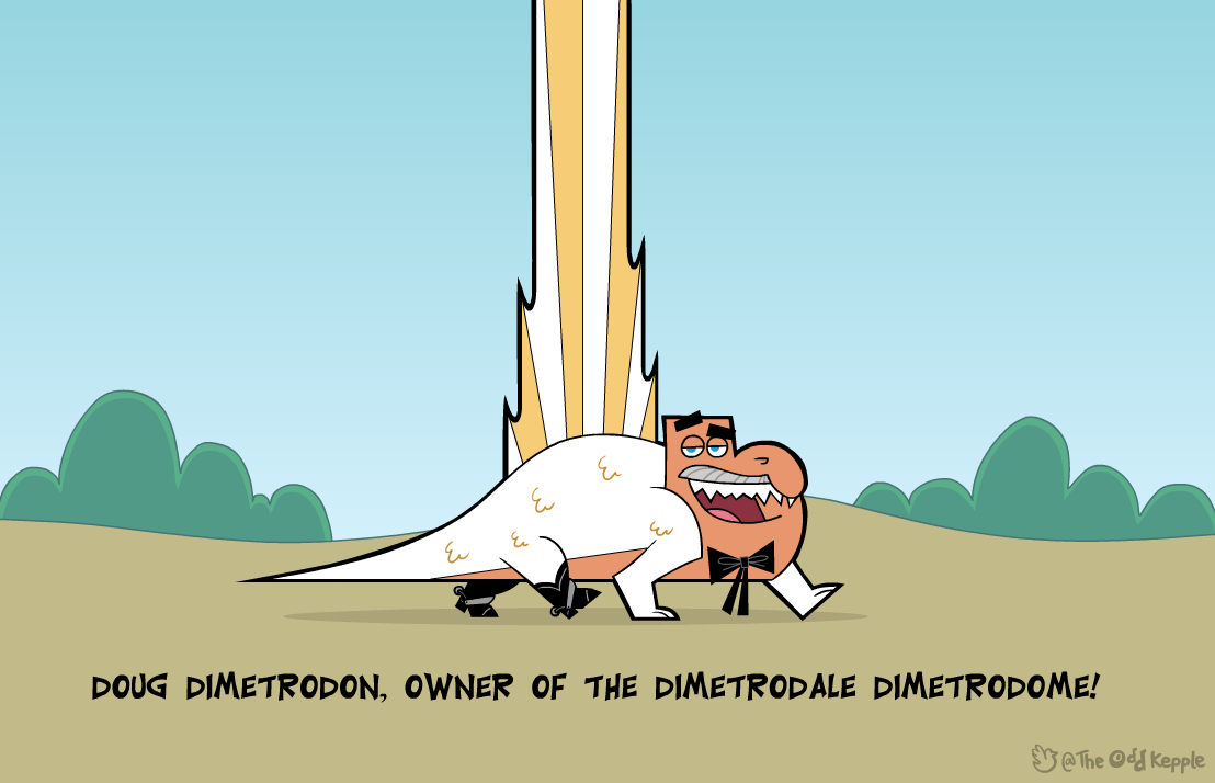 Doug Dimetrodon, owner of the Dimetrodale Dimetrodome | Doug Dimmadome ...