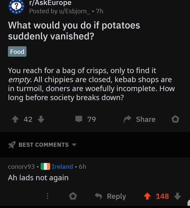 Potato Famine | Know Your Meme