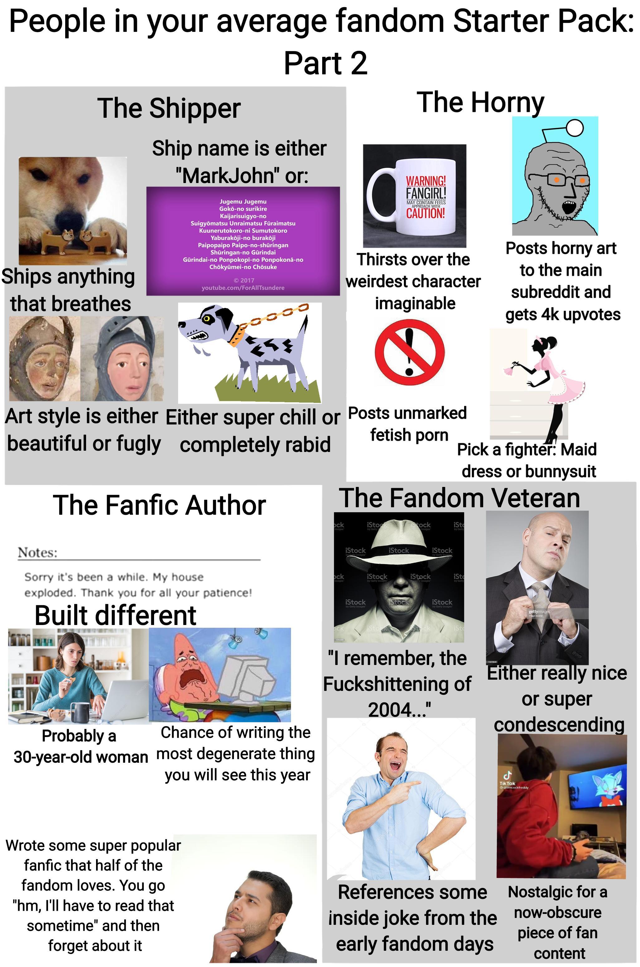 People in your average fandom Starter Pack: part 2 | /r/starterpacks | Starter Packs | Know Your ...
