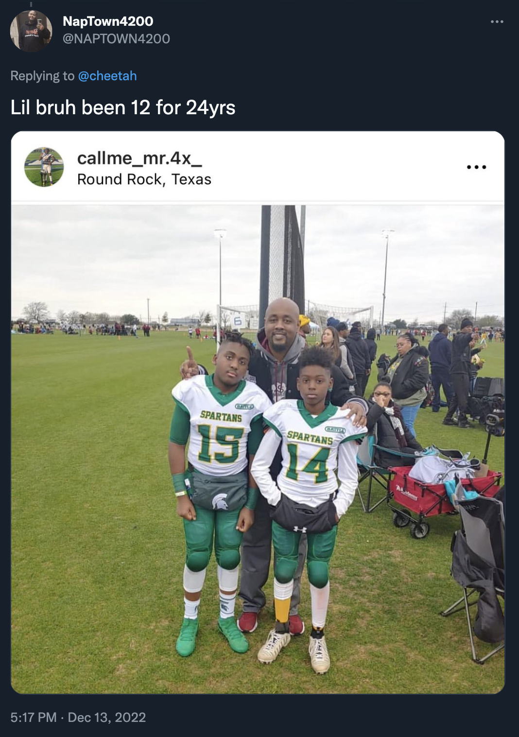 Jeremiah Johnson 12 Football Meme | Jeremiah Johnson the 12-Year-Old Football Player | Know Your ...