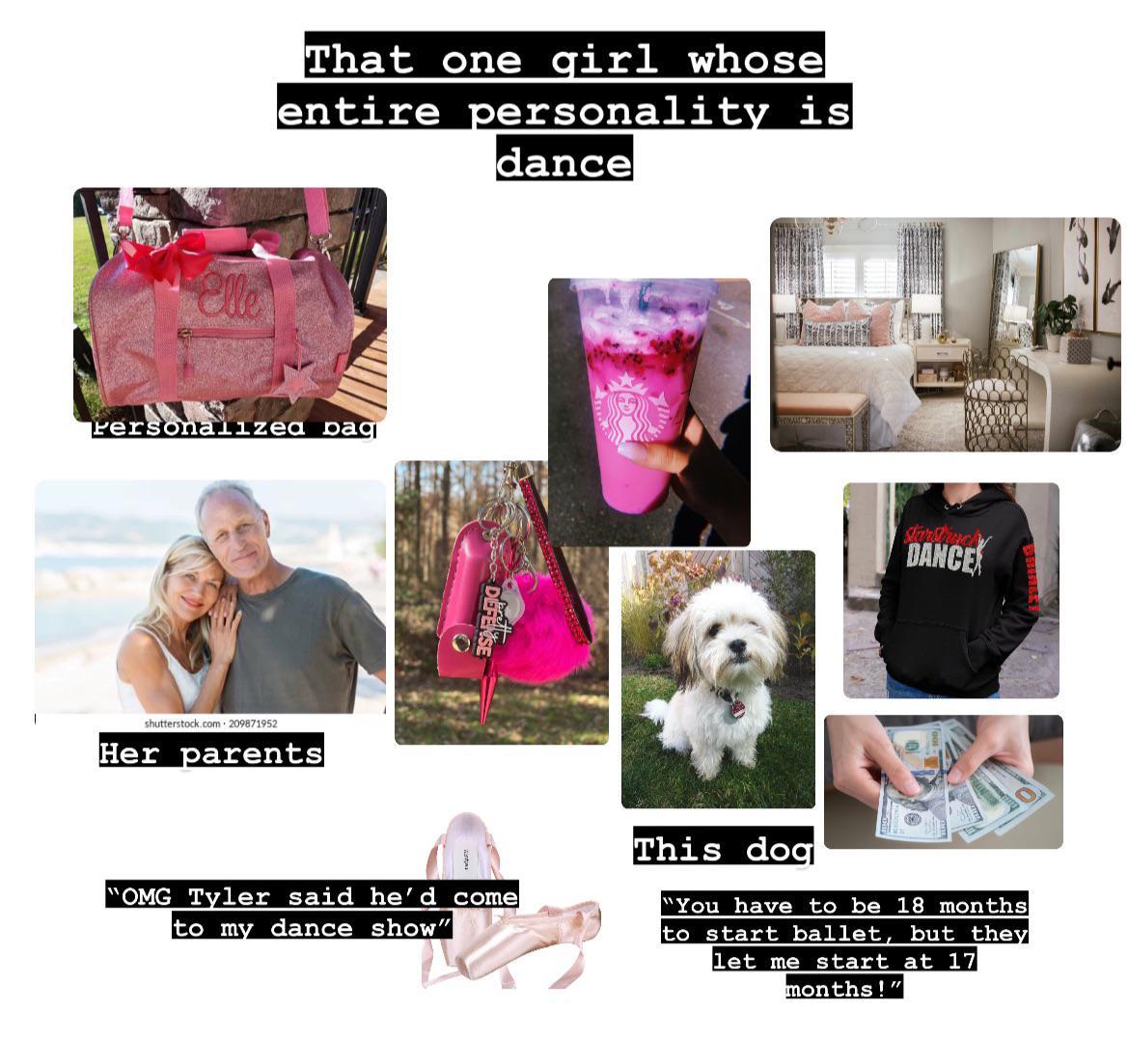 That girl whose entire personality is dance starter pack | /r ...
