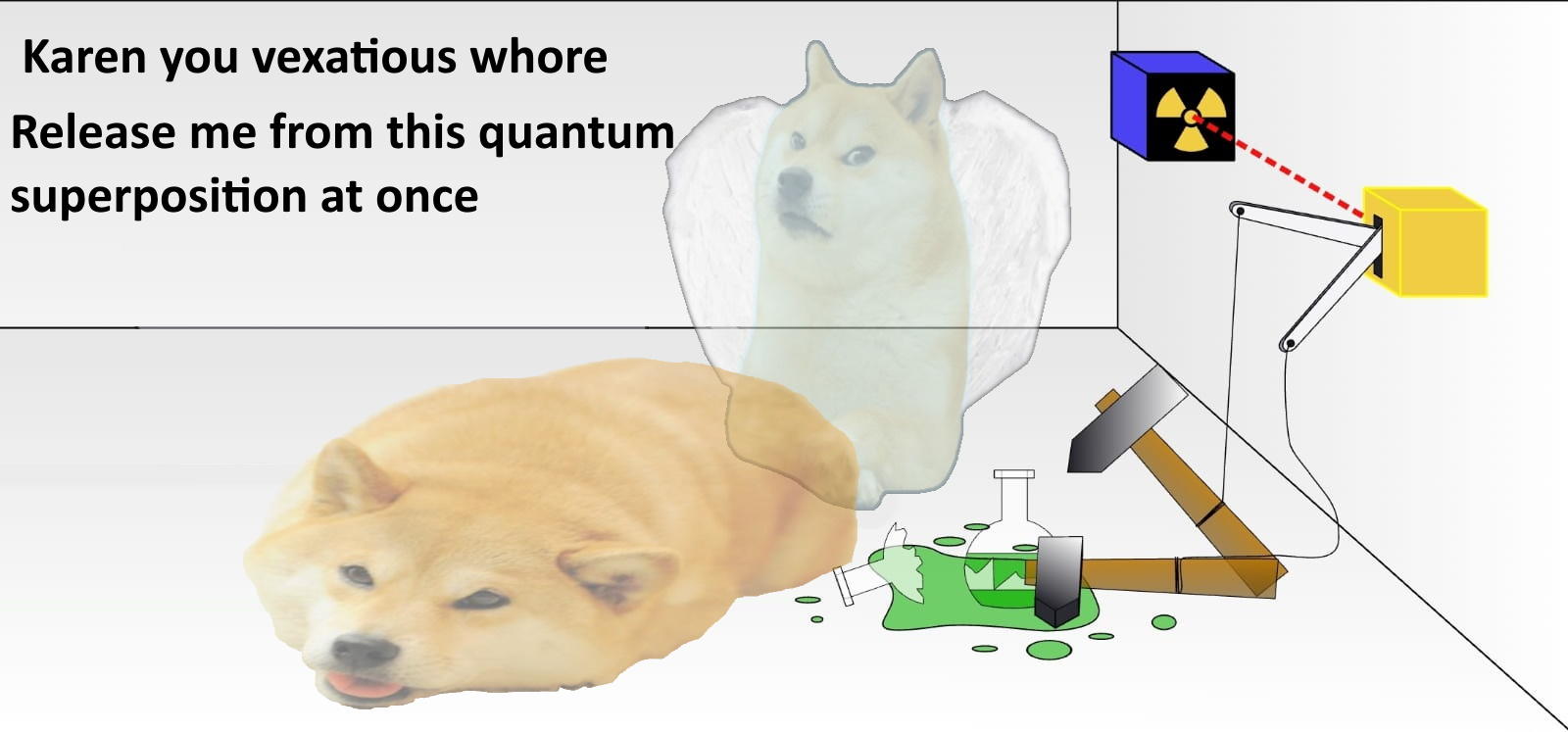 Le death both has and has not arrived | /r/dogelore | Trapped Doge ...