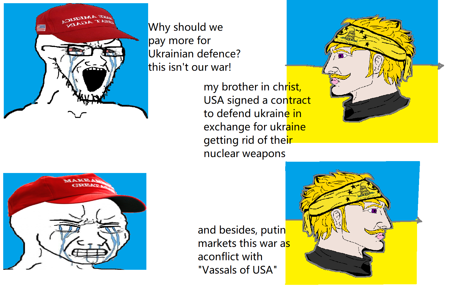 i know war is bad and all , but many american conservatives keep saying ...