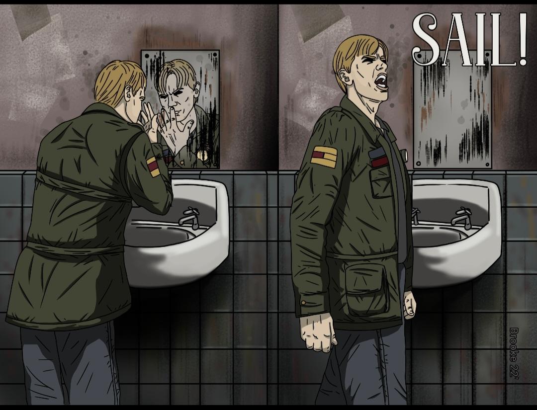 James Sunderland singing Sail by Awolnation. | Silent Hill | Know Your Meme