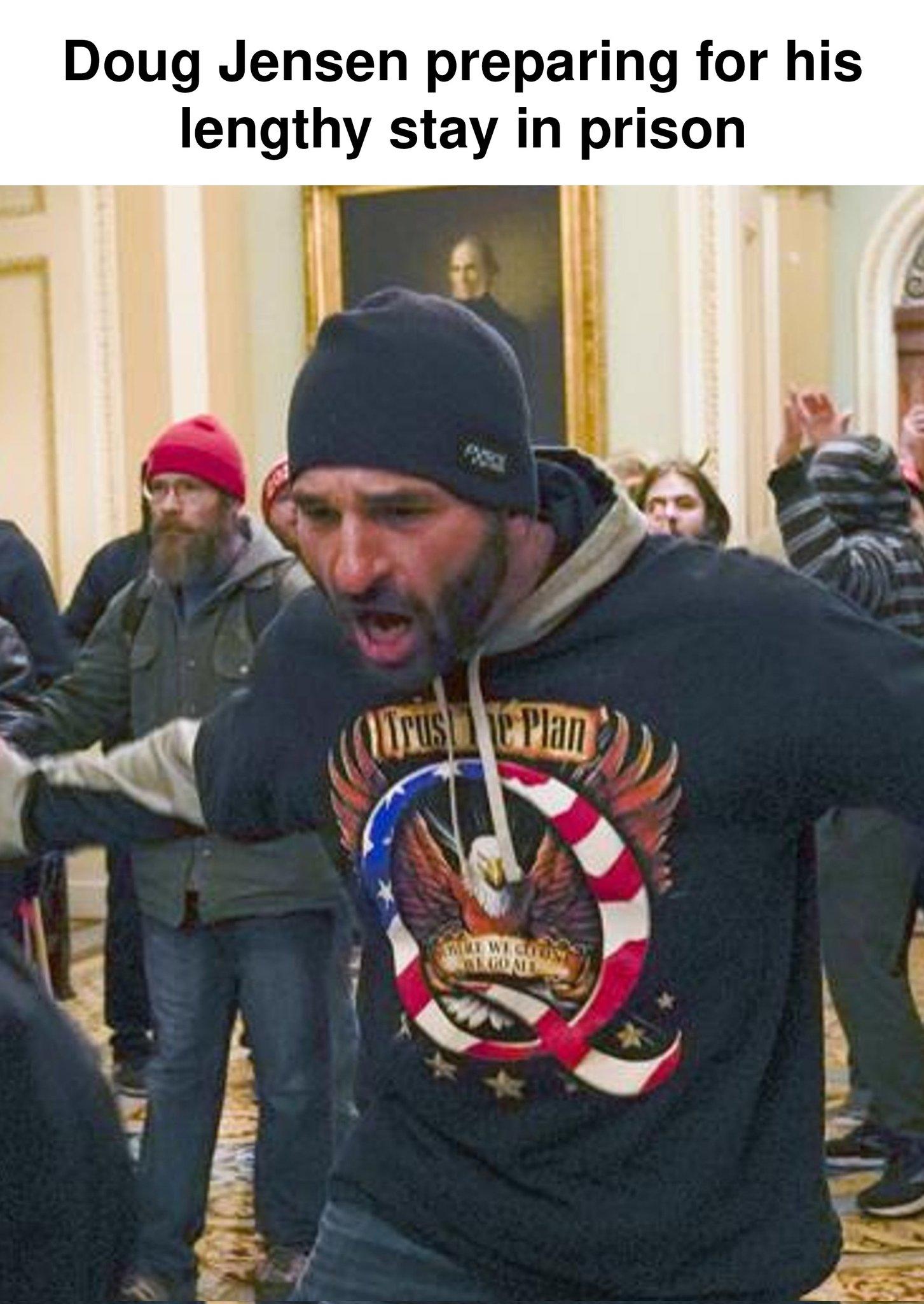 Doug Jensen sentenced to 5 years in prison | January 6th, 2021 ...