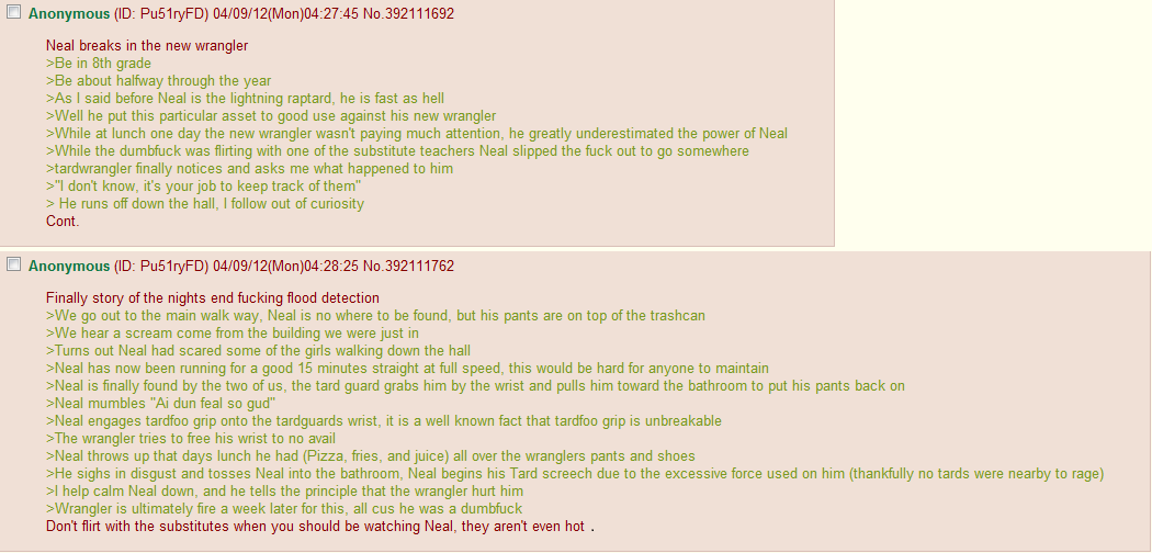 Anon tells the adventures of Neal the Tard - 7 The new wrangler | /r ...