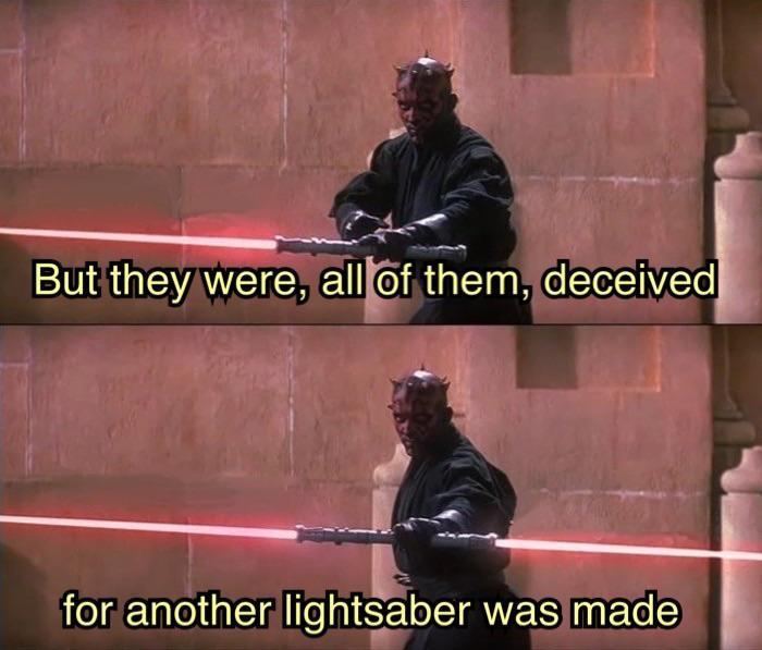 Maul is the coolest Sith | /r/PrequelMemes | Prequel Memes | Know Your Meme