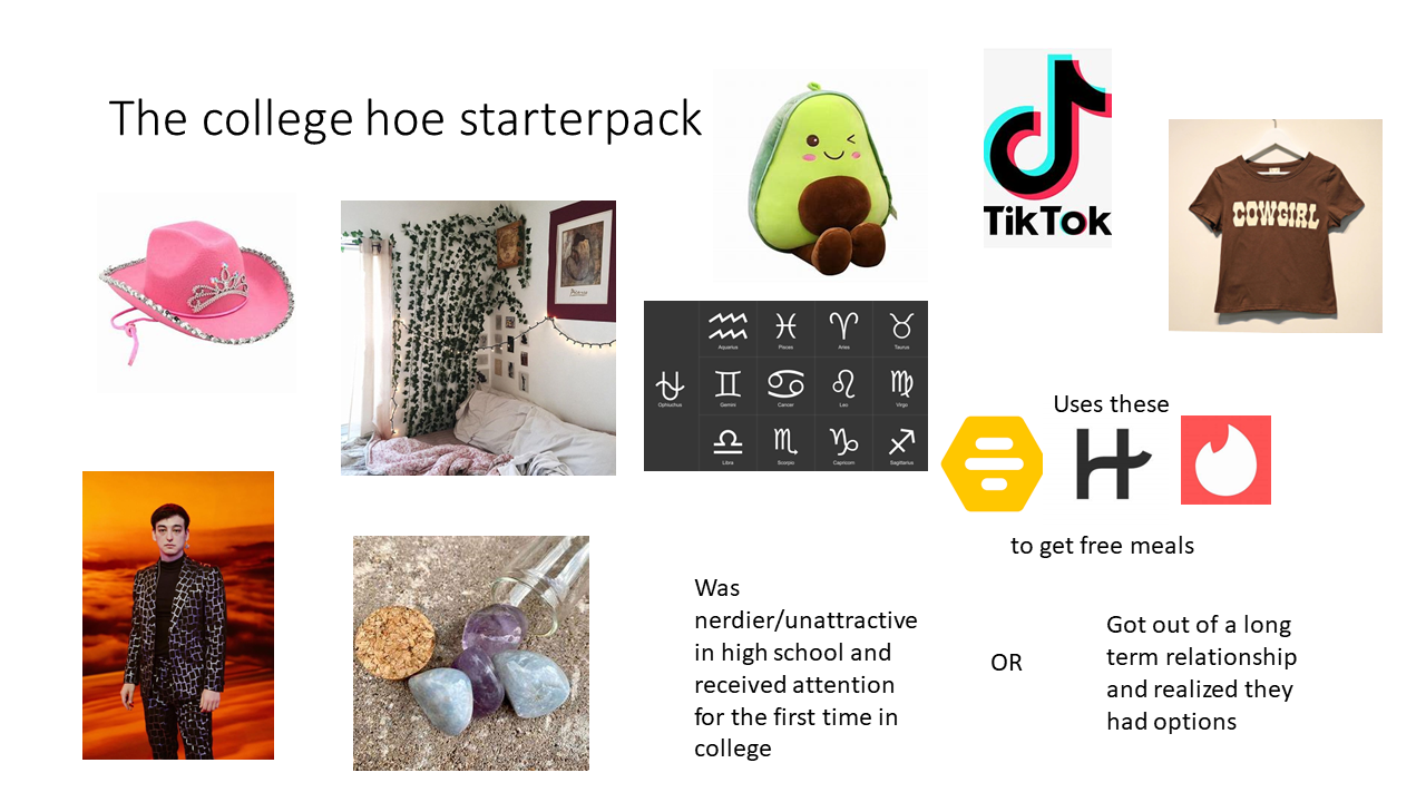 The college hoe starterpack | /r/starterpacks | Starter Packs | Know ...
