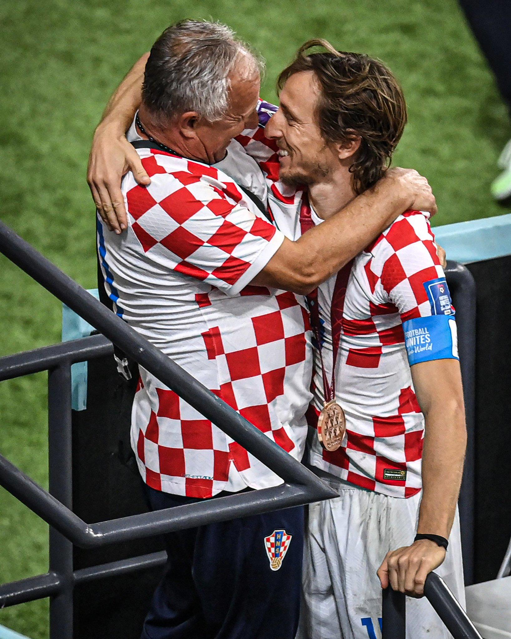 The look on Luka Modric's dad's face ️ | /r/wholesomememes | Wholesome ...