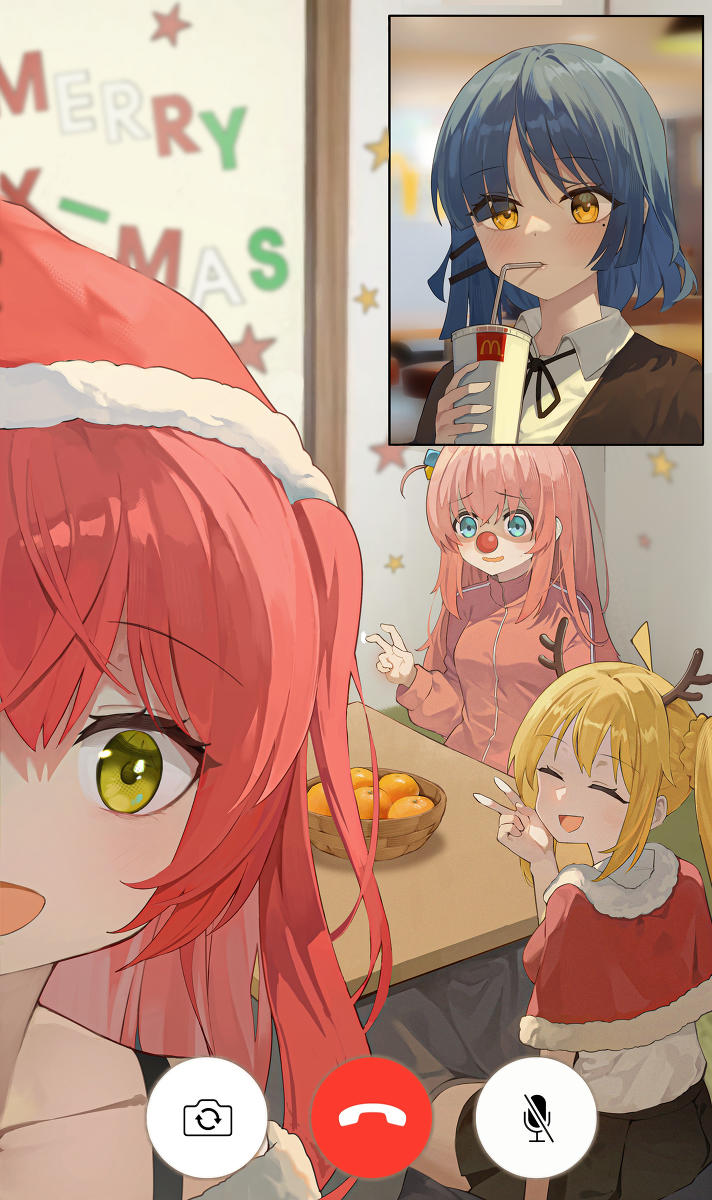 Holiday facetime | Bocchi The Rock! | Know Your Meme