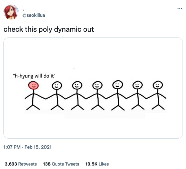 Poly Polyamory polycule | Poly / Polycule / Polyamory | Know Your Meme