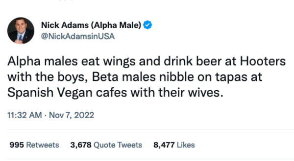 Nick Adams Alpha Male | Nick Adams | Know Your Meme