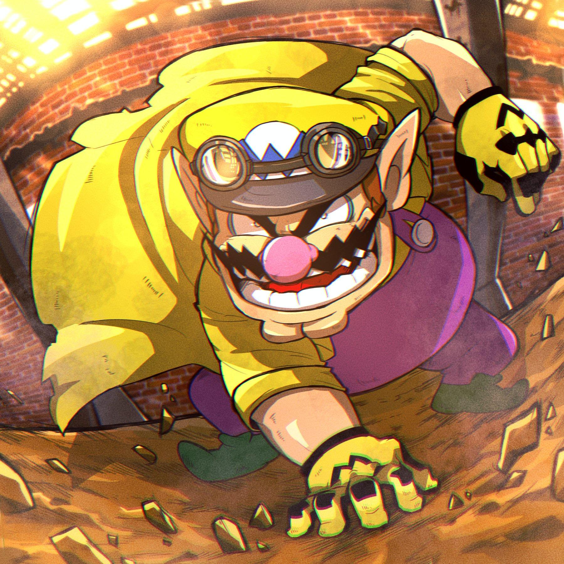 Battle ready Wario going "Wa Ha Haaaaa" | Wario | Know Your Meme