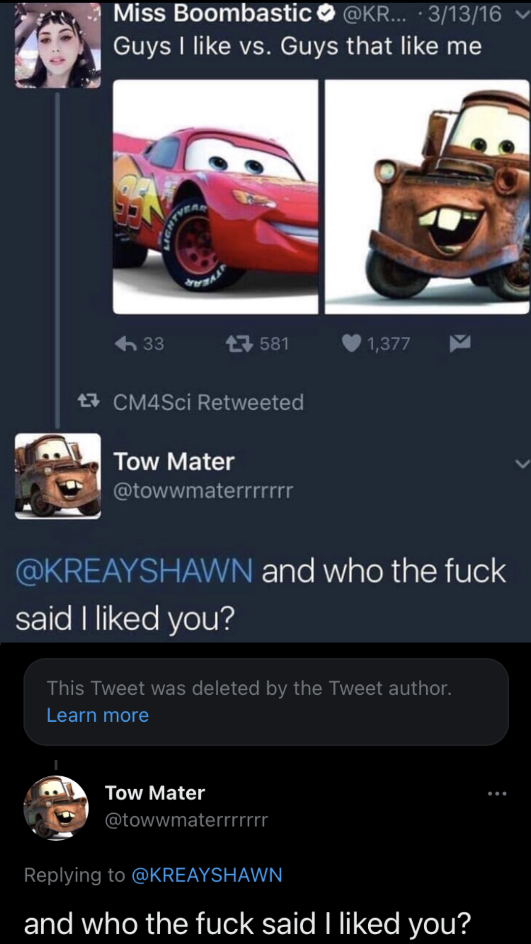 Tow Mater | /r/beetlejuicing/ | Beetlejuicing | Know Your Meme