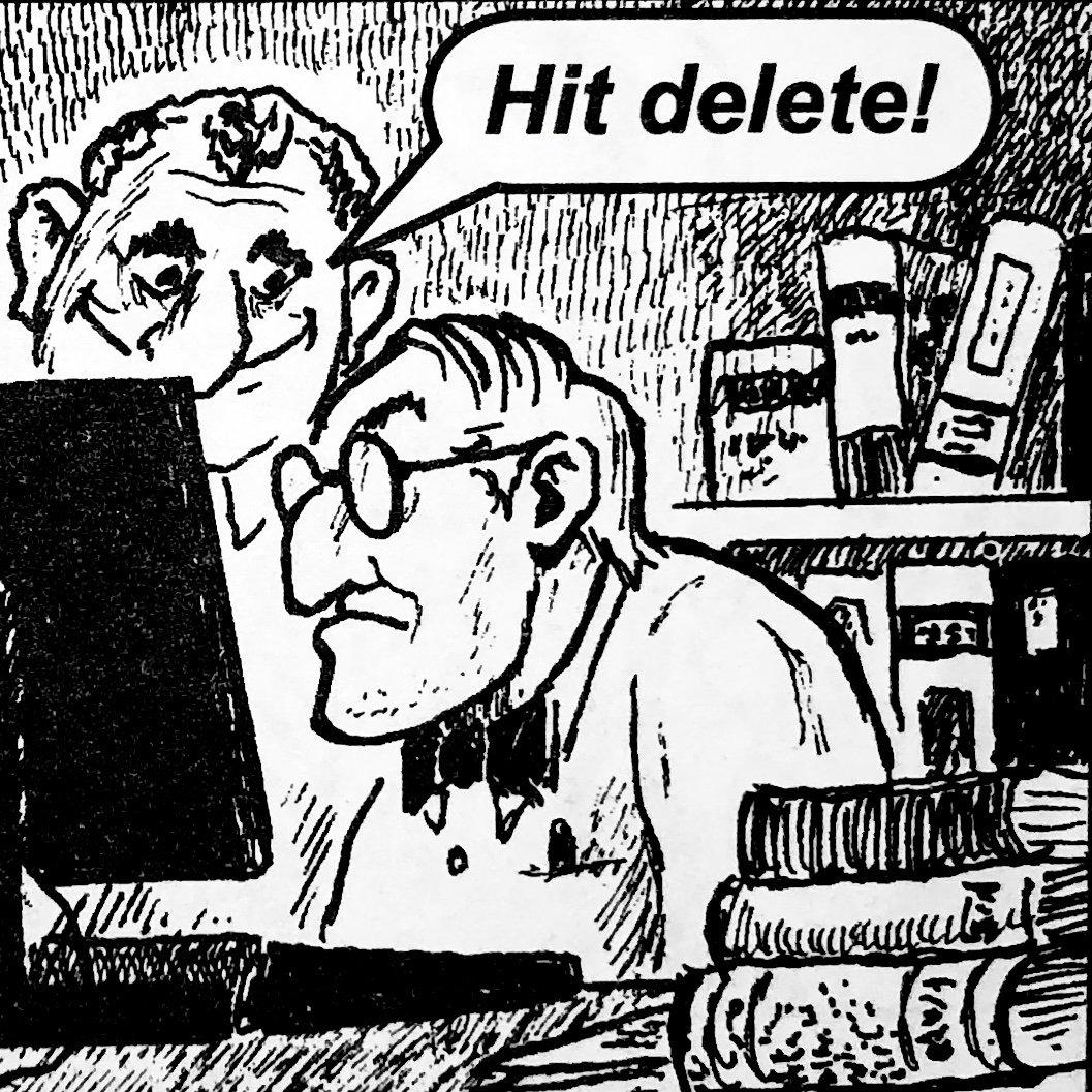 Hit Delete! | Jack Chick Tracts | Know Your Meme