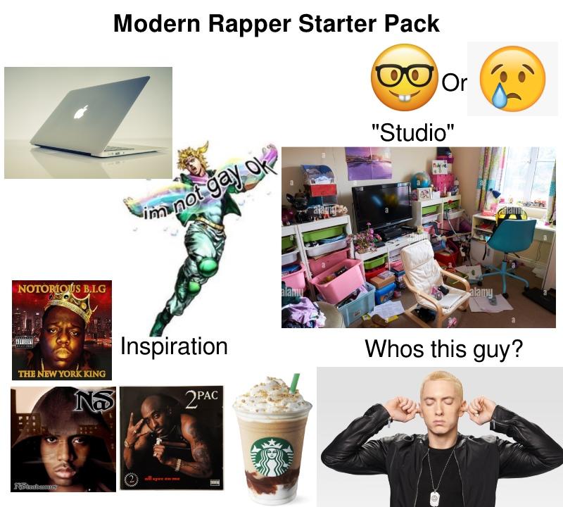 Modern Rapper Starter Pack | /r/starterpacks | Starter Packs | Know ...