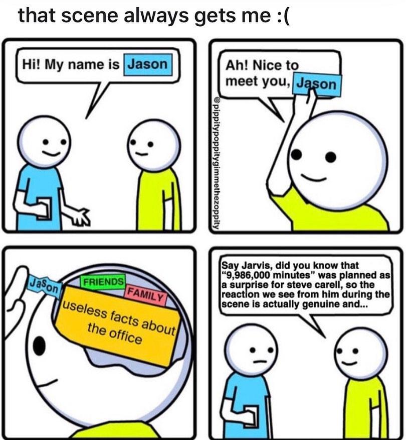 useless facts about the office | Hi! My Name Is Jason / Remembering ...