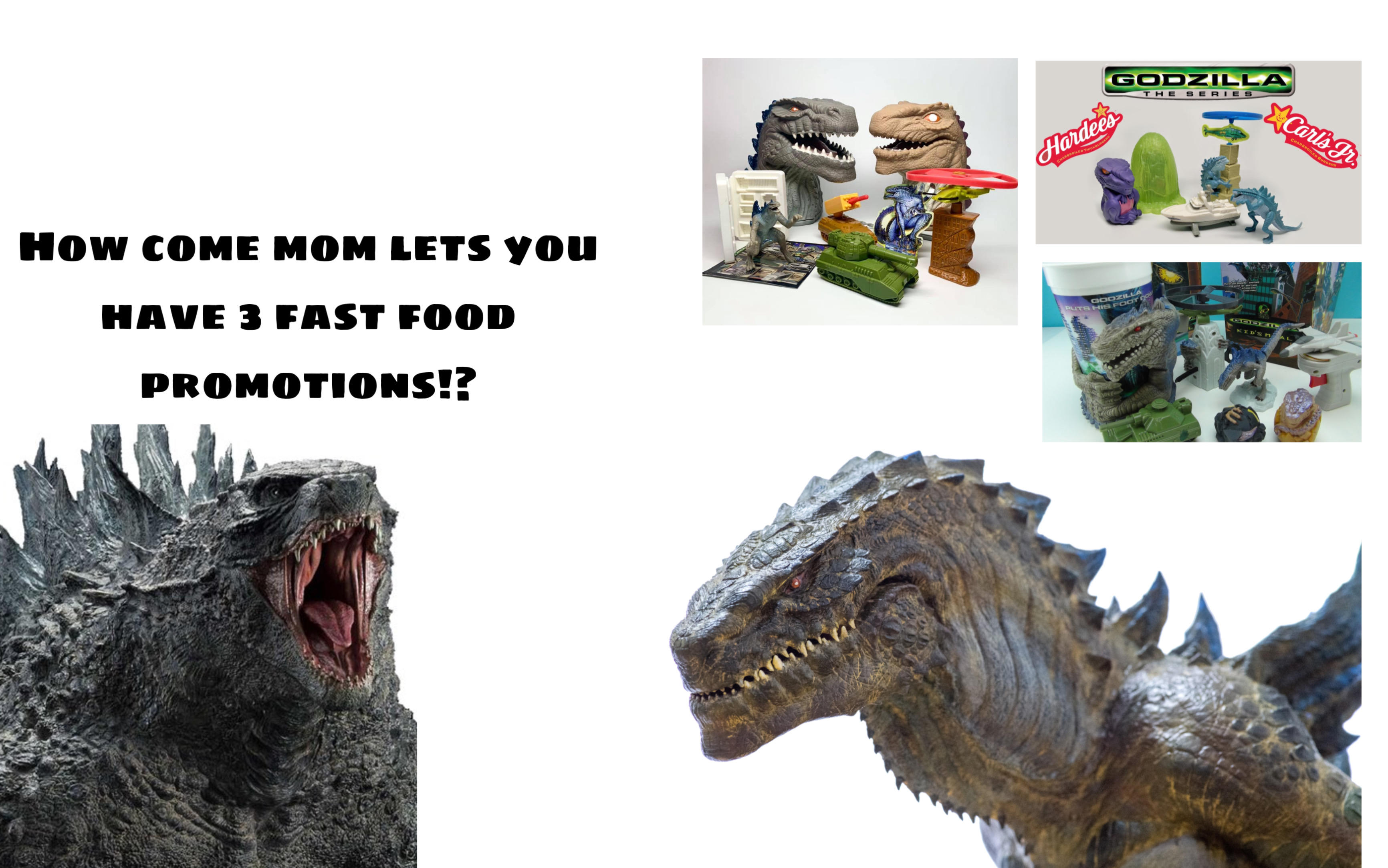 Godzilla fast food meme | Godzilla | Know Your Meme