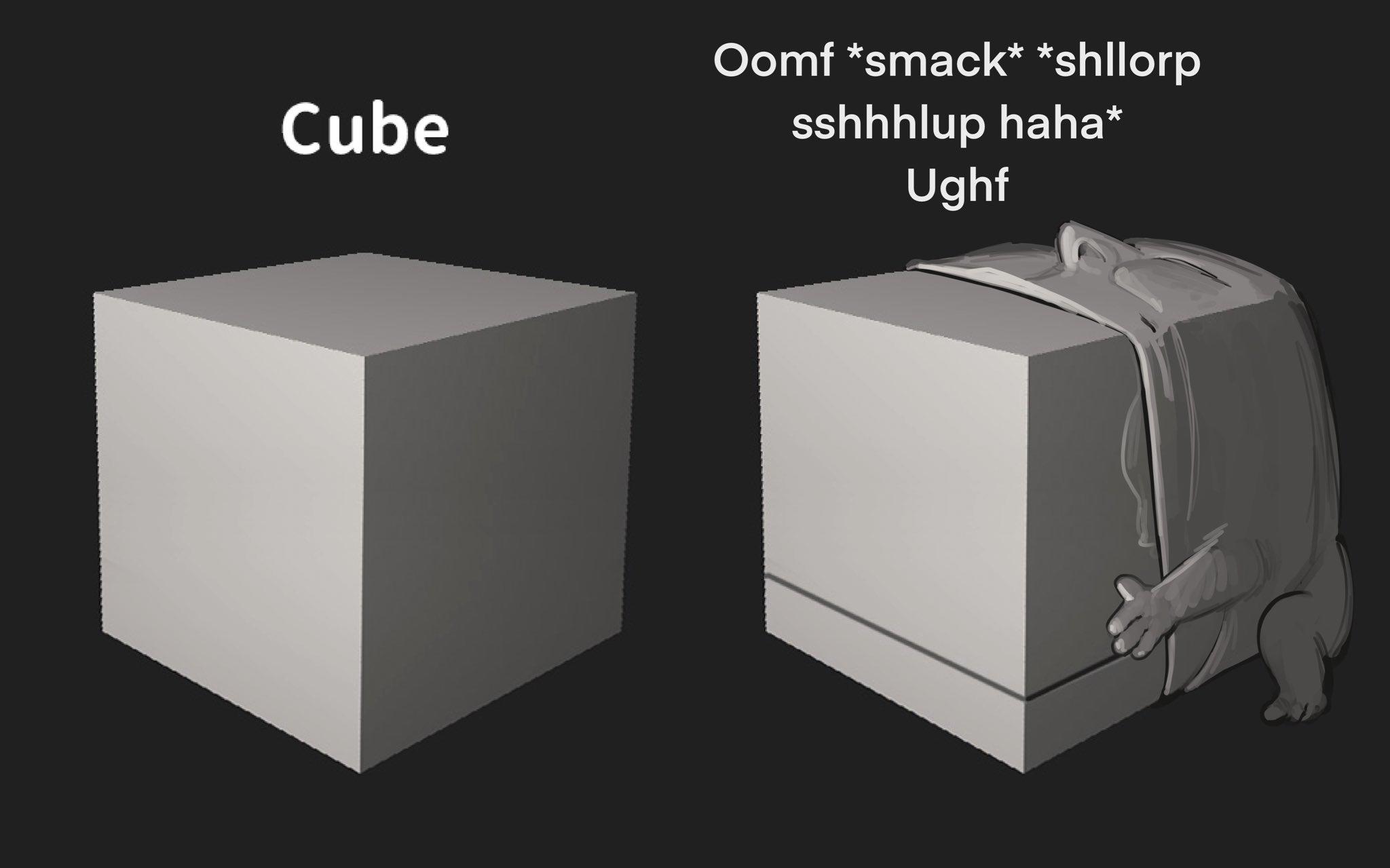 Cube vs. Consumption | Cube vs. Sci-Fi Concept Art | Know Your Meme