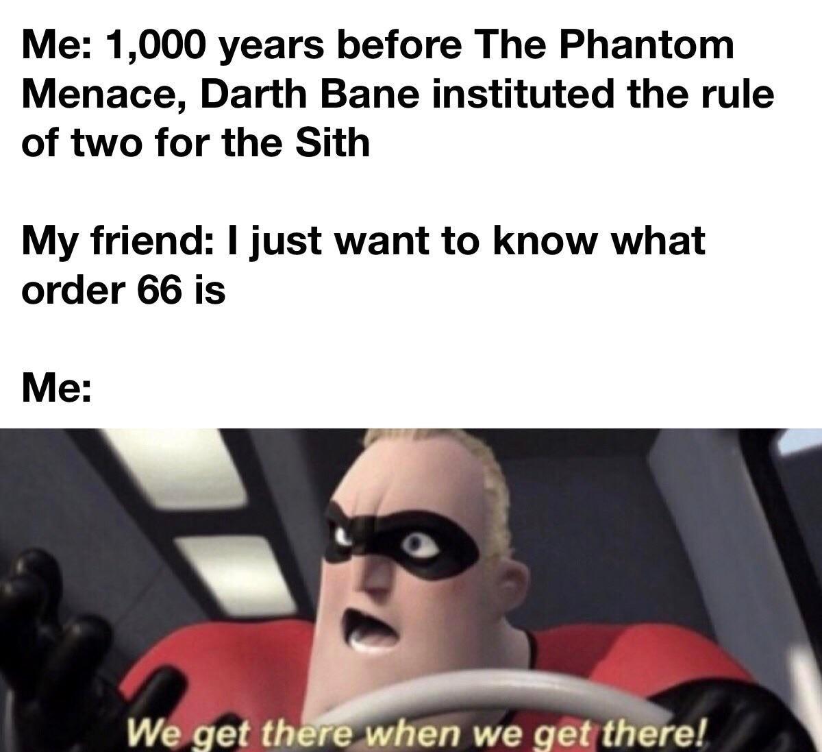 Wait til he hears the Tragedy of Darth Plagueis the Wise | /r ...