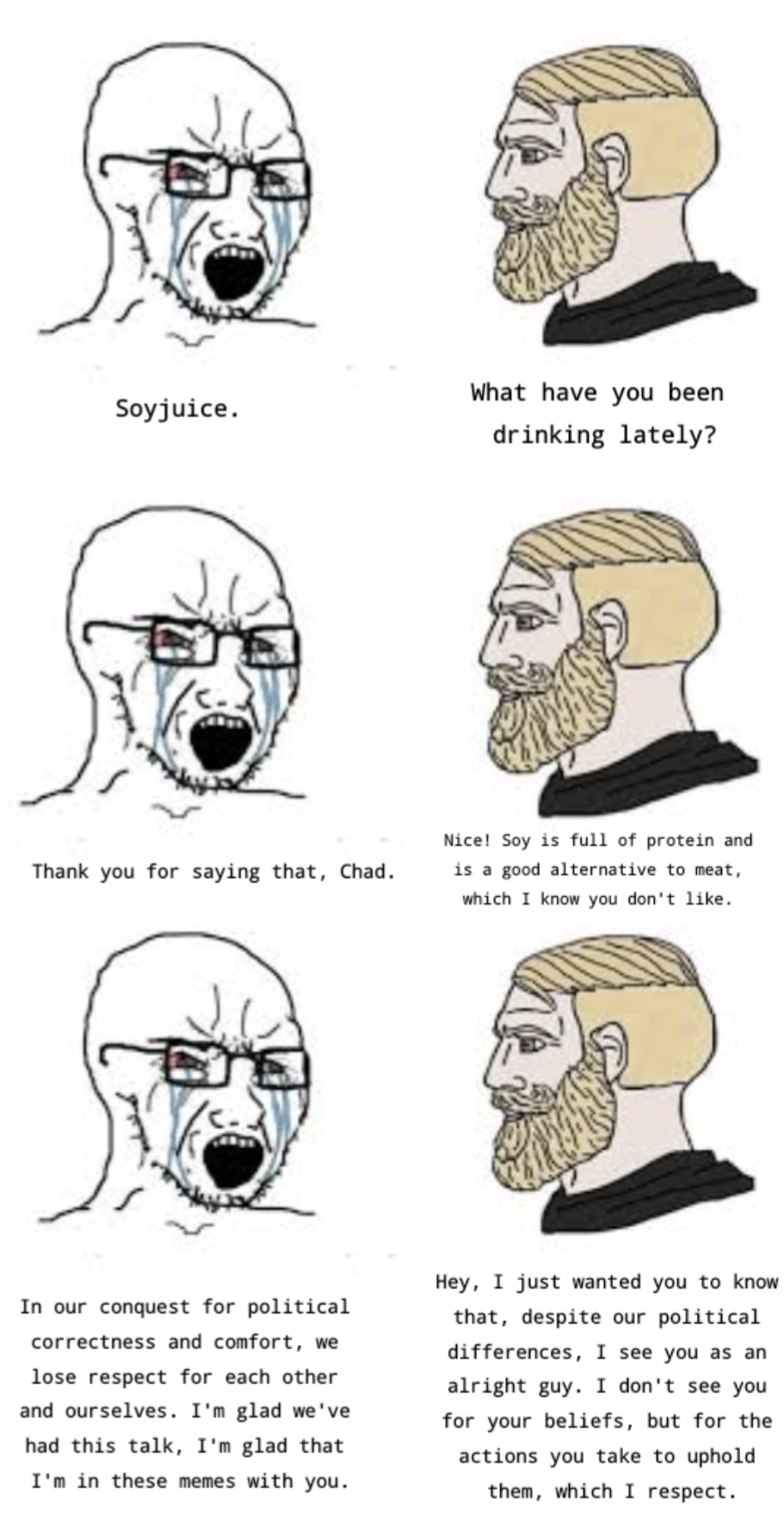 Jac and Chad find common ground | /r/wholesomememes | Wholesome Memes ...