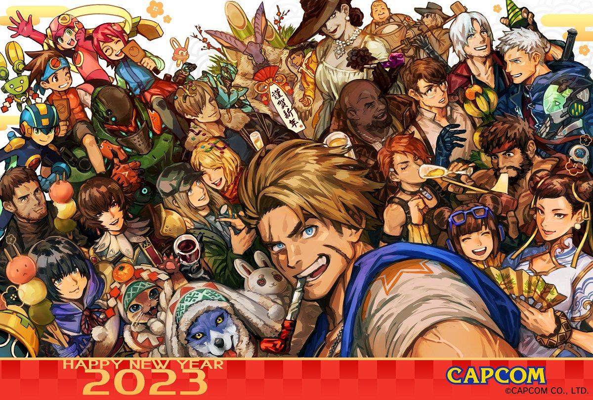 Happy new year from the Capcom crew | Gaming | Know Your Meme