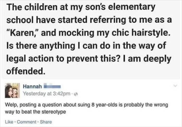 One of the best comebacks EVER! | /r/Karen | Karen | Know Your Meme