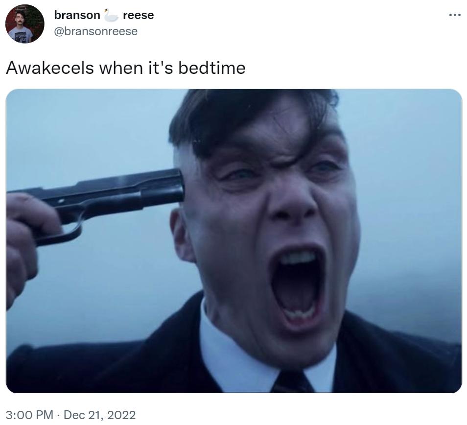 Awakecels when it's bedtime | Tommy Shelby Holding a Gun to His Head ...