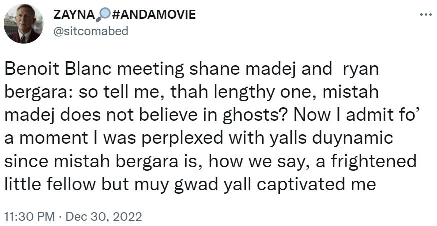 Benoit Blanc meeting shane madej and ryan bergara | Benoit Blanc | Know ...