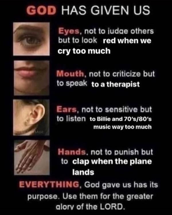 eyes to be red when we cry too much | God Has Given Us X | Know Your Meme