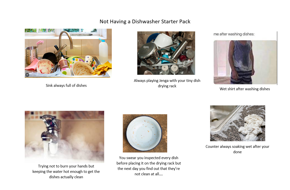Not Having a Dishwasher Starter Pack | /r/starterpacks | Starter Packs ...