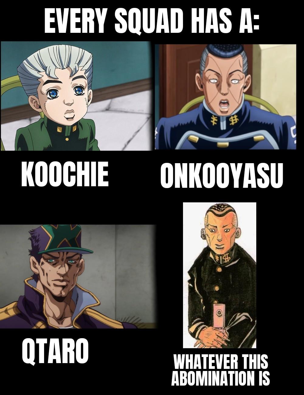 Qtaro | /r/ShitPostCrusaders/ | JoJo's Bizarre Adventure | Know Your Meme