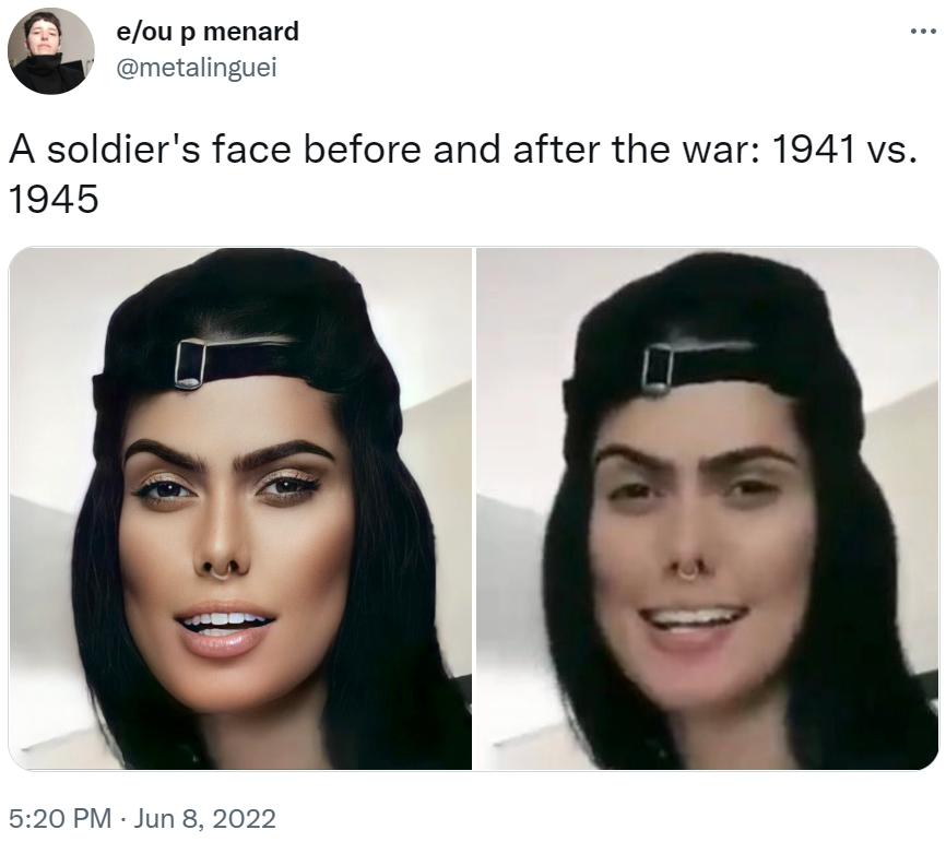 A soldier's face before and after the war: 1941 vs. 1945 | Soldier's ...