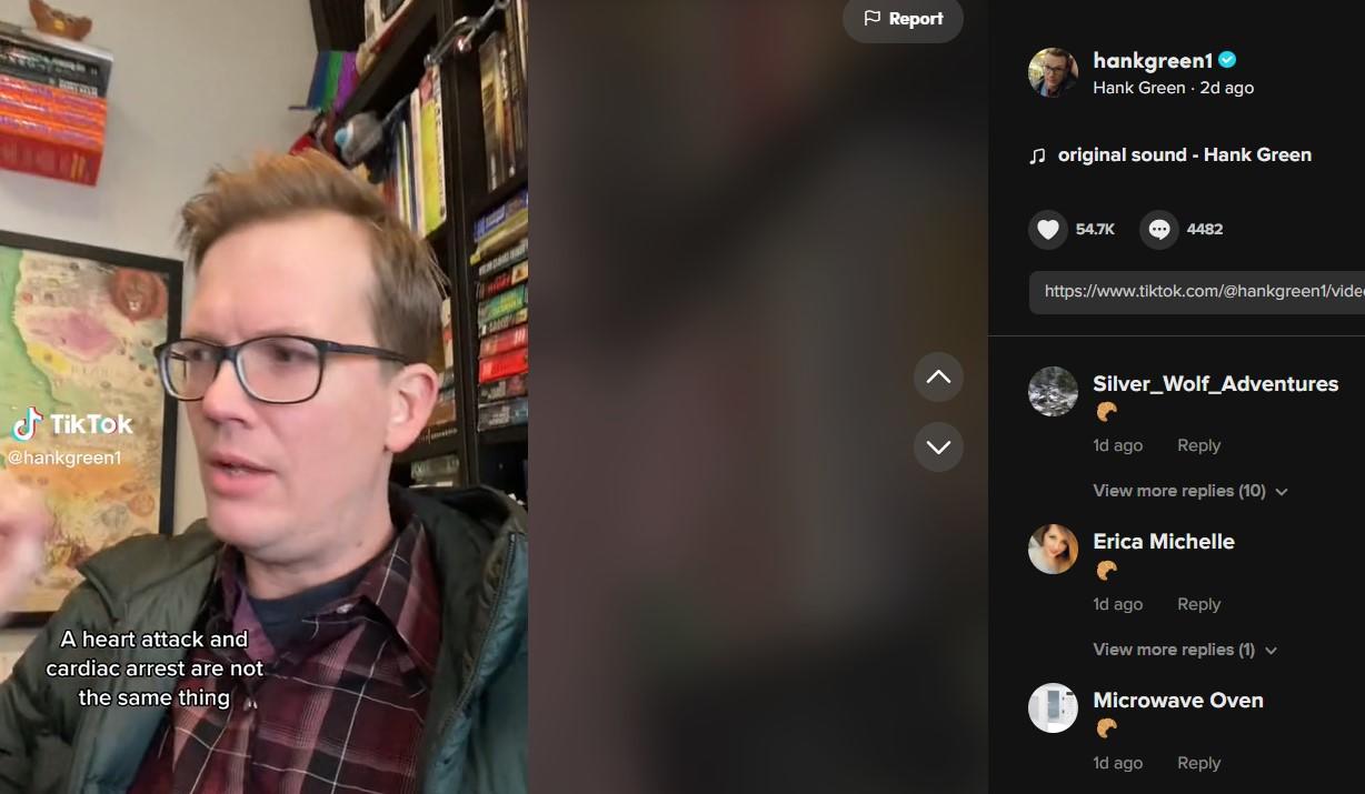 croissants on hank green's video | Croissant Emoji on TikTok ...