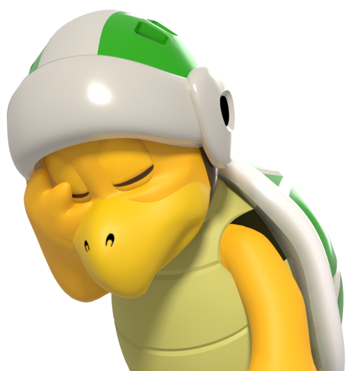 Mario Party 8 HD Lose Pose Renders - Hammer Bro | Super Mario | Know ...