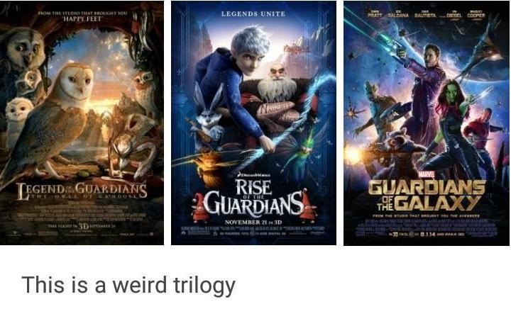 Unrelated Guardians Trilogy | I Don't Understand This Trilogy | Know ...