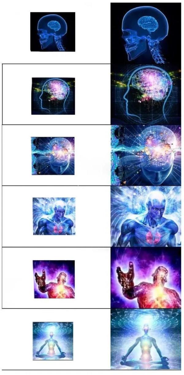 nonsense galaxy brain meme | Galaxy Brain | Know Your Meme