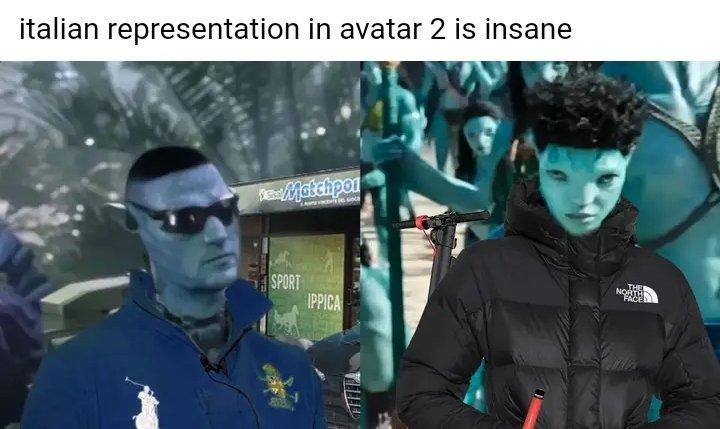 Italian rep in avatar meme | Avatar (Film) | Know Your Meme