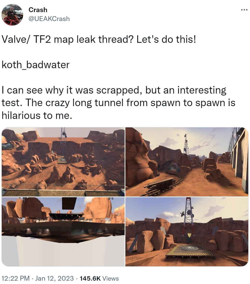 koth_badwater | 2023 TF2 / Source Engine Asset Leak | Know Your Meme