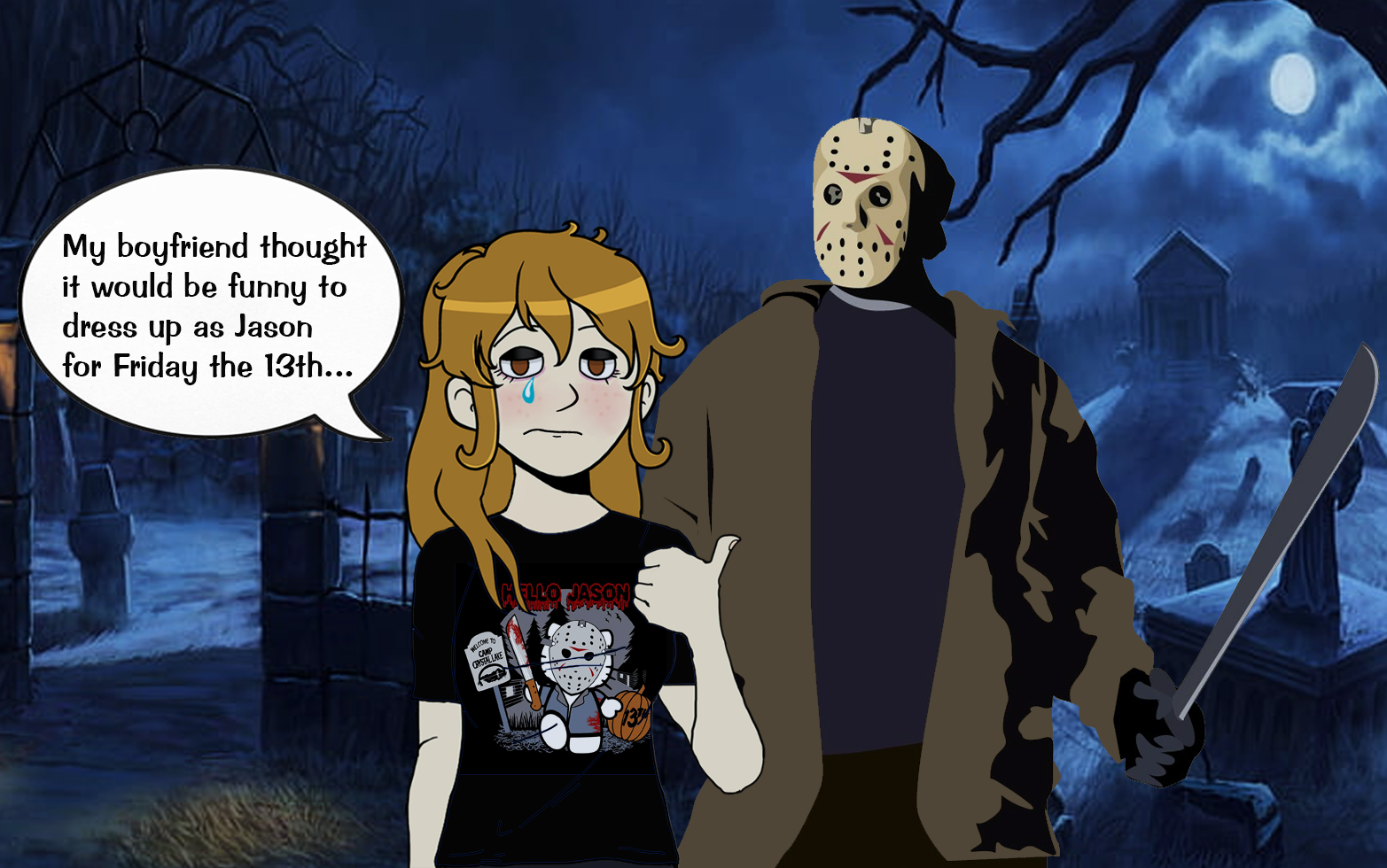 Friday The 13th | Ashbie Moon / Aspie Girl / Aspie Chan | Know Your Meme