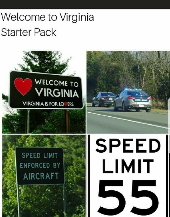 Virginia USA Driving Starter Pack | /r/starterpacks | Starter Packs ...