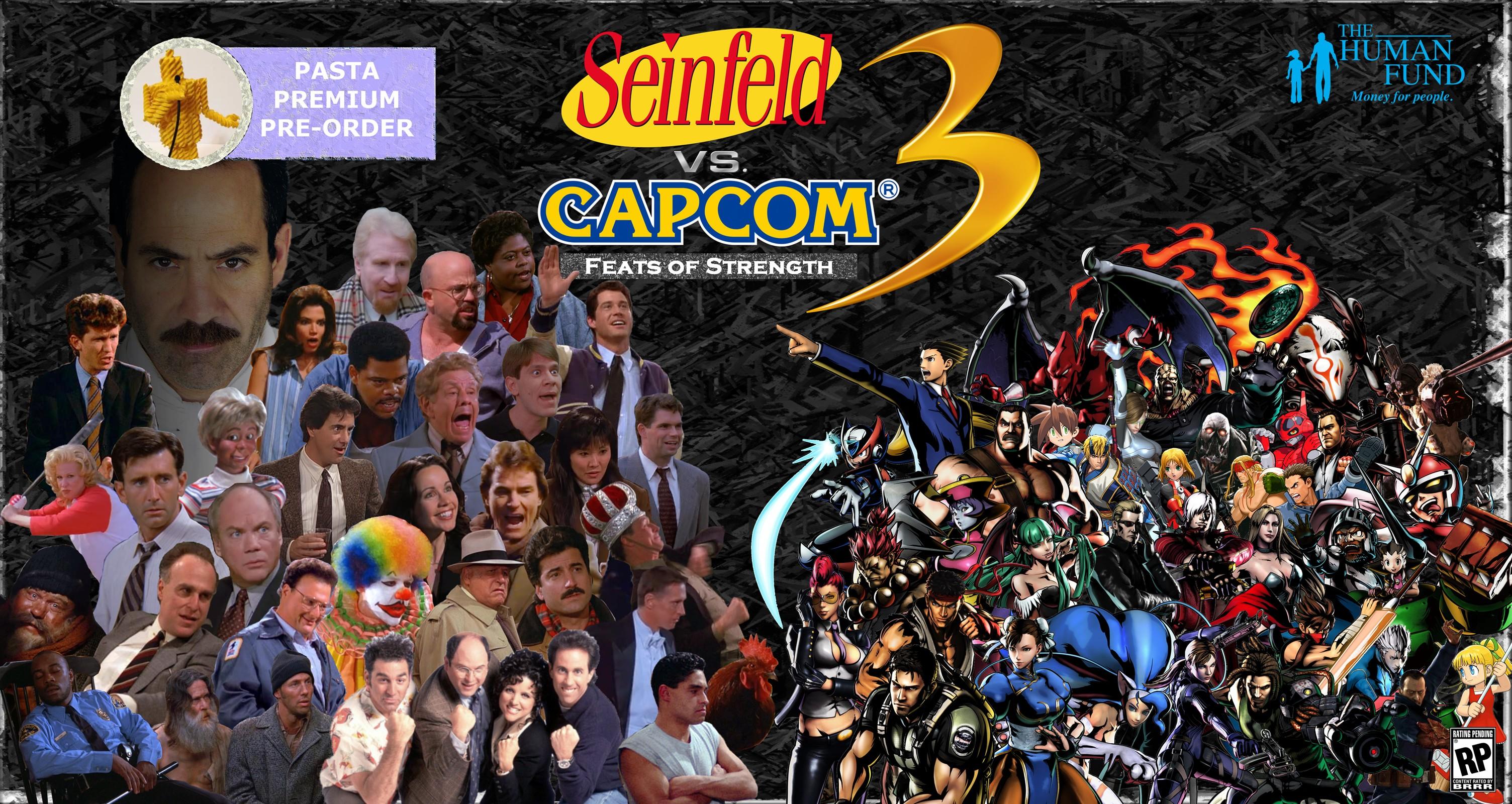 Seinfeld vs. Capcom 3 - Feats of Strength | Seinfeld | Know Your Meme