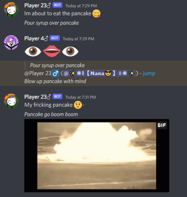 Blow up pancake with mind meme by nana2514 | Blows Up Pancakes With ...