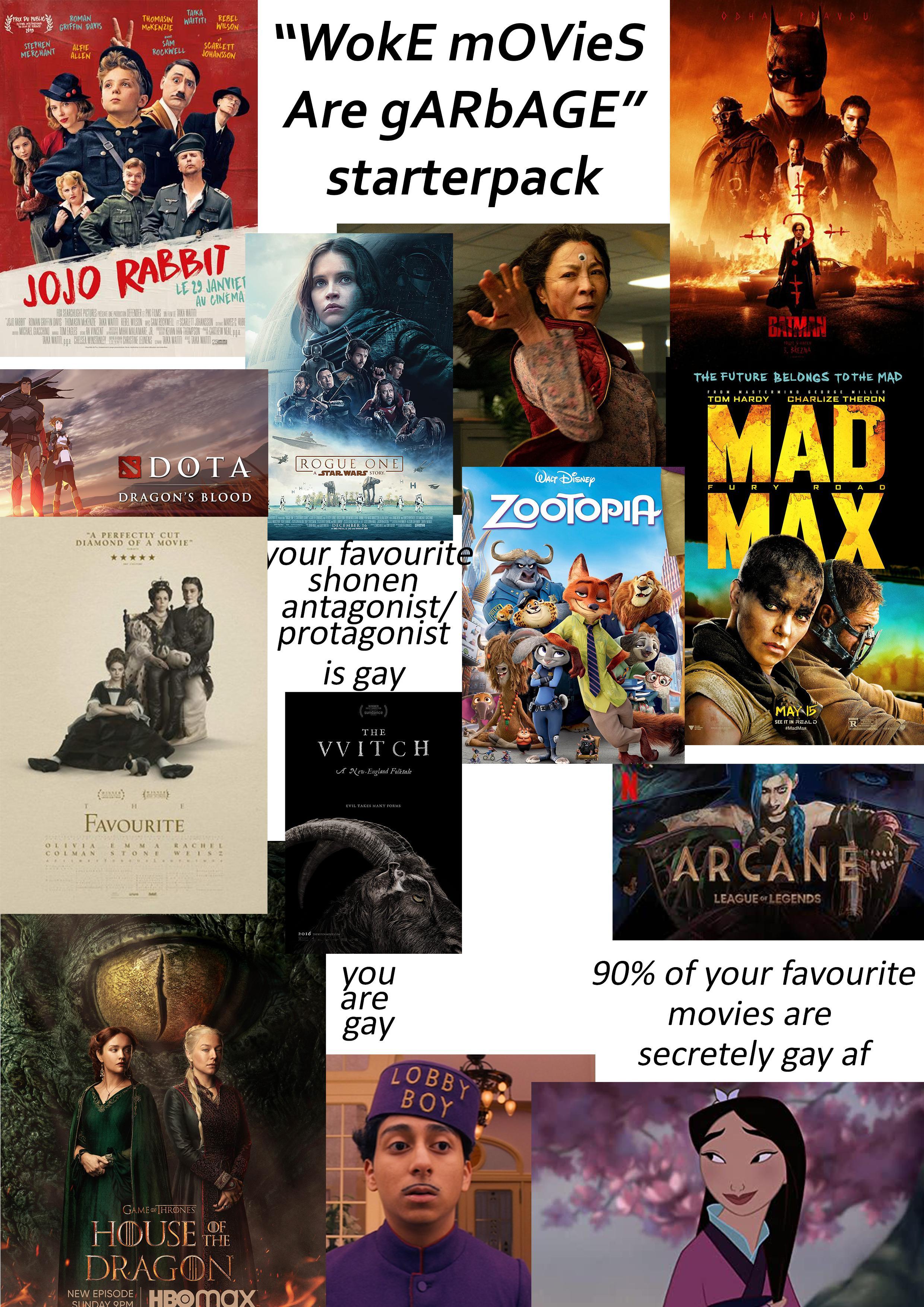 "WOKE MOVIES ARE GARBAGE" starterpack | /r/starterpacks | Starter Packs ...