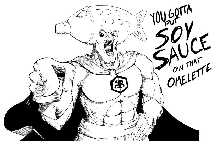 Kikkoman Fan Art 3 | Soy Sauce Warrior Kikkoman | Know Your Meme