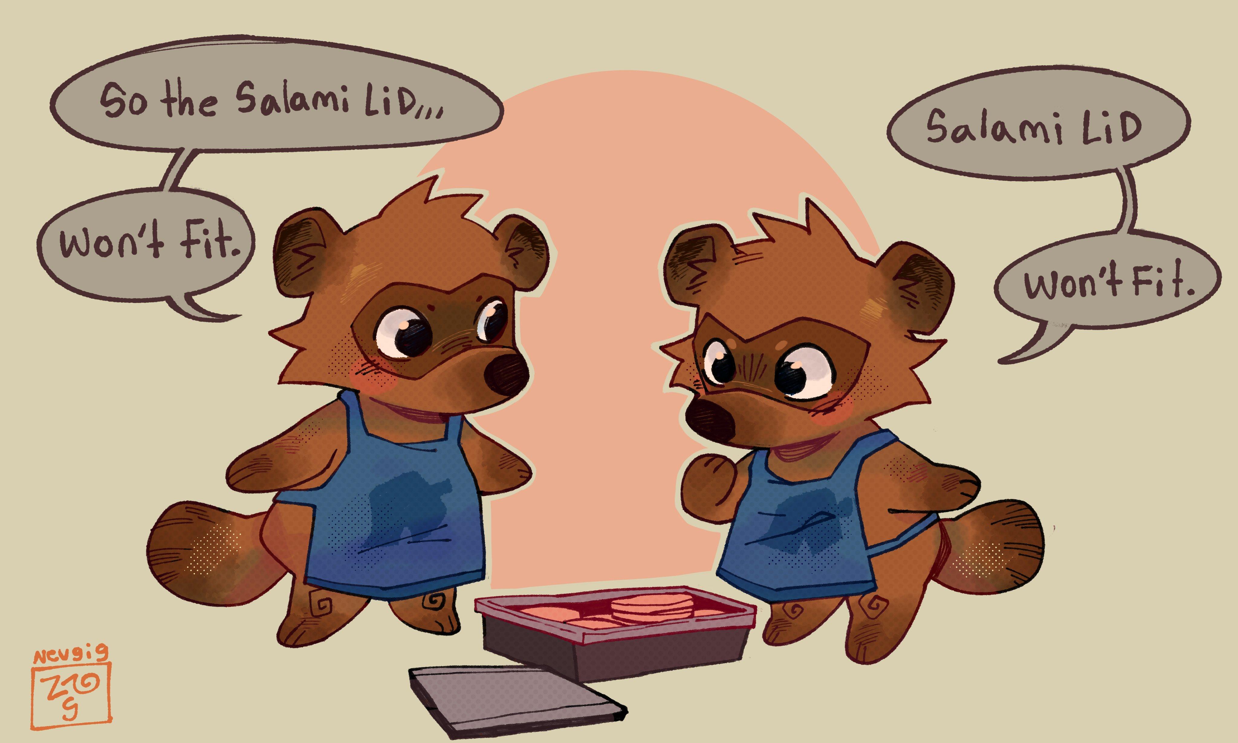 Timmy & Tommy fix the salami lid | The Salami Lid | Know Your Meme