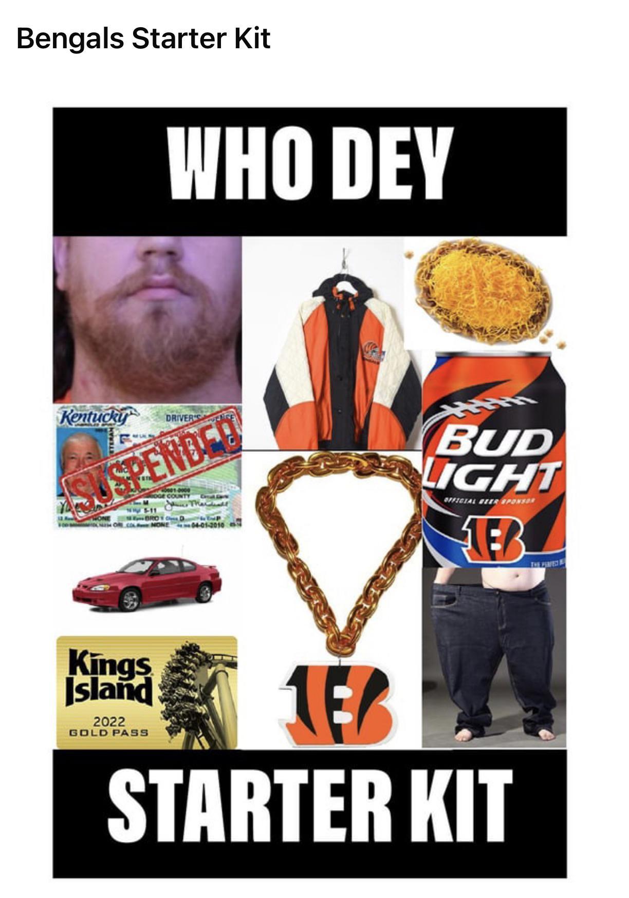 Bengals Starterpack | /r/starterpacks | Starter Packs | Know Your Meme