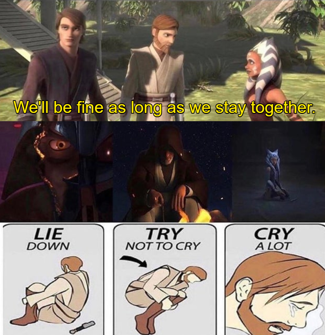 Narrator: They were not fine | /r/PrequelMemes | Prequel Memes | Know ...